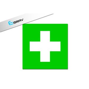 Signalétique infirmerie 20 cm x 20 cm, Livraison gratuite